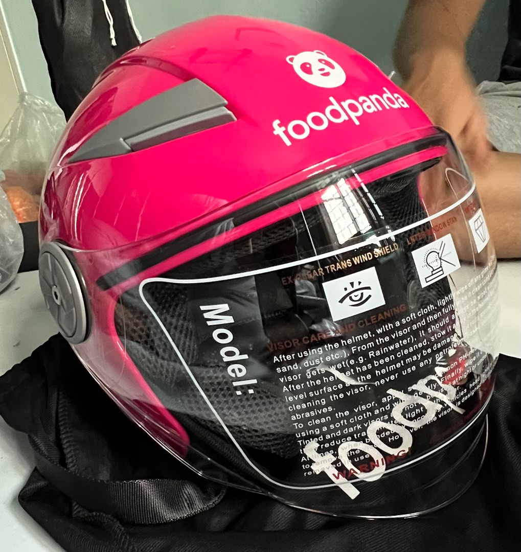 Foodpanda Helmet, Motorcycles, Motorcycle Accessories on Carousell
