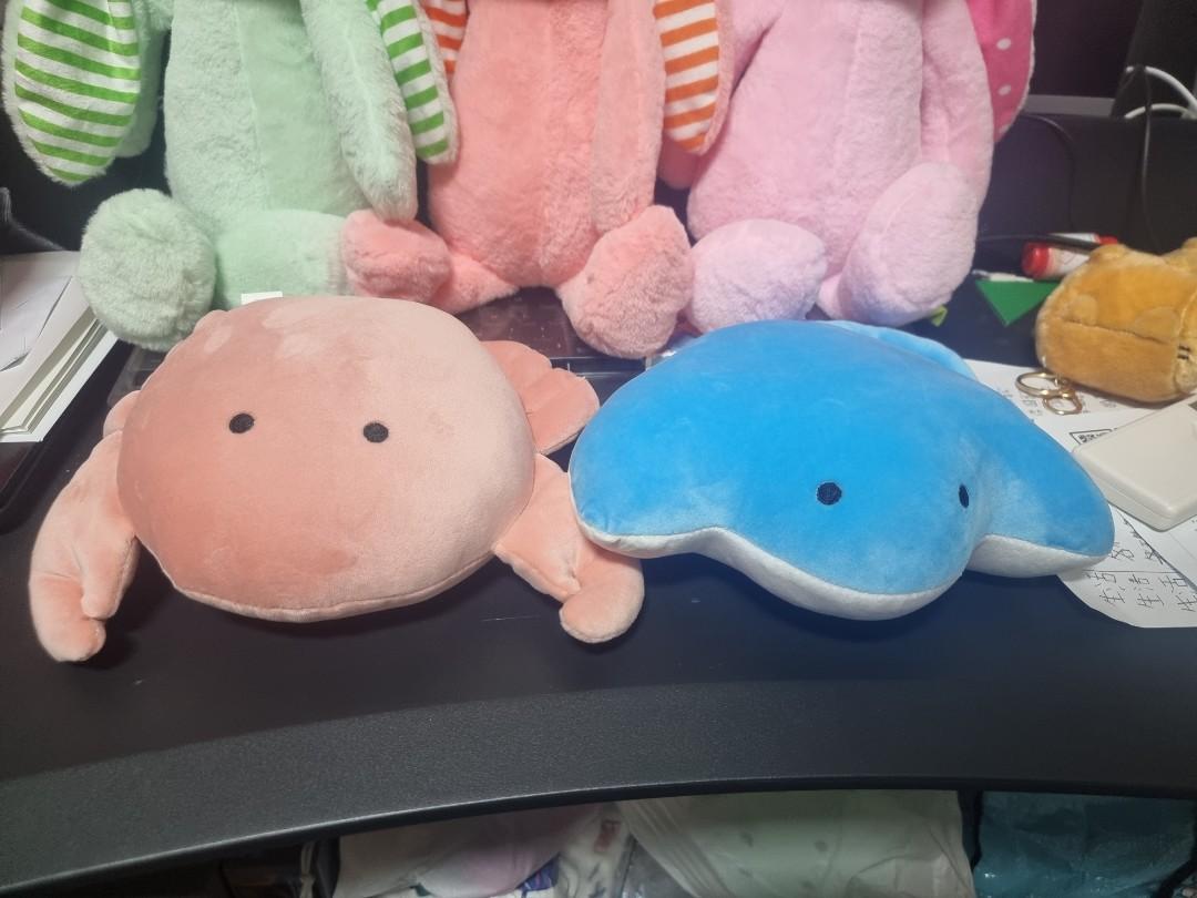 Fun Claw Sleeping Rabbit crab string ray plush, Hobbies & Toys, Toys ...
