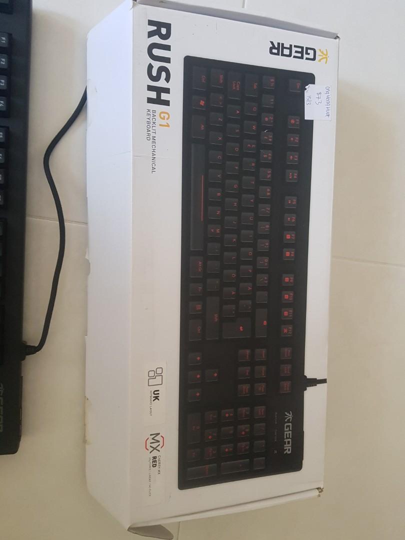 GEAR RUSH gaming keyboard., Computers & Tech, Parts & Accessories ...