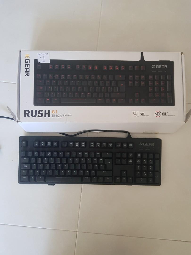 GEAR RUSH gaming keyboard., Computers & Tech, Parts & Accessories ...