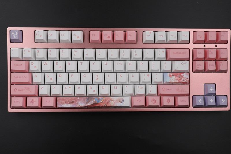 Genshin Yae Miko Themed PBT Keycaps, Computers & Tech, Parts ...
