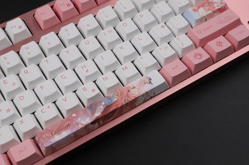 Genshin Yae Miko Themed PBT Keycaps, Computers & Tech, Parts ...