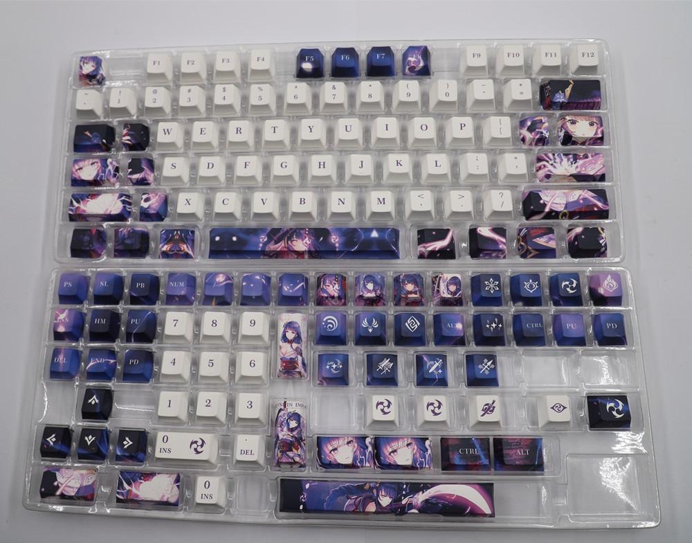 Genshin Yae Miko Themed PBT Keycaps, Computers & Tech, Parts ...