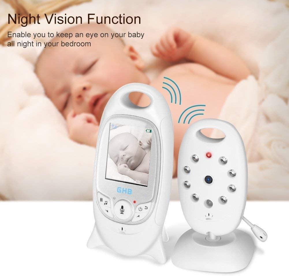 GHB Baby Monitor Video Baby Monitor Wireless with Camera Night Vision ...
