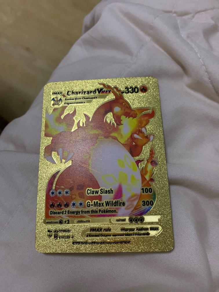 Golden Charizard V max, Hobbies & Toys, Toys & Games on Carousell