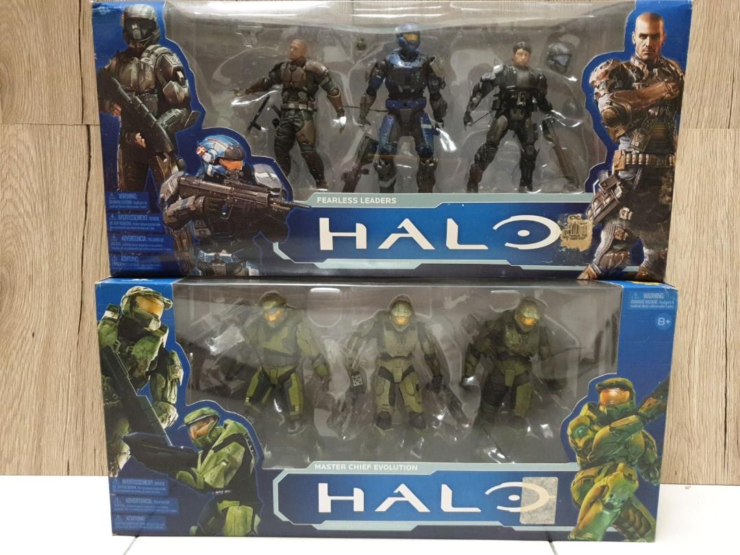HALO FIGURINE COLLECTION( MASTER CHIEF EVOLUTION & FEARLESS LEADER ...