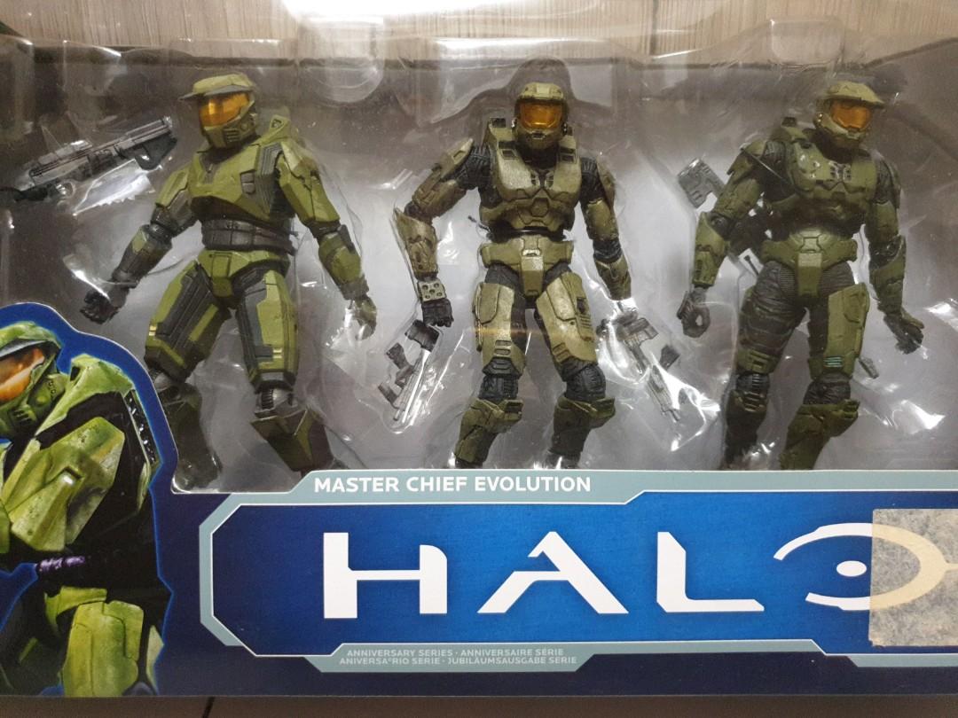 HALO FIGURINE COLLECTION( MASTER CHIEF EVOLUTION & FEARLESS LEADER ...