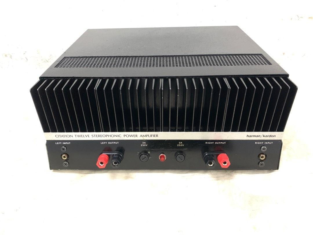 Harman Kardon Citation 12 Stereo Power Amplifier 12號 後級功放, 興趣及遊戲, 音樂樂器 ...