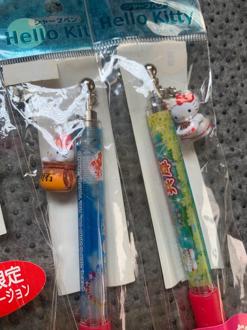 Hello Kitty Mechanical Pencils and Pens with Charm, Hobbies & Toys ...