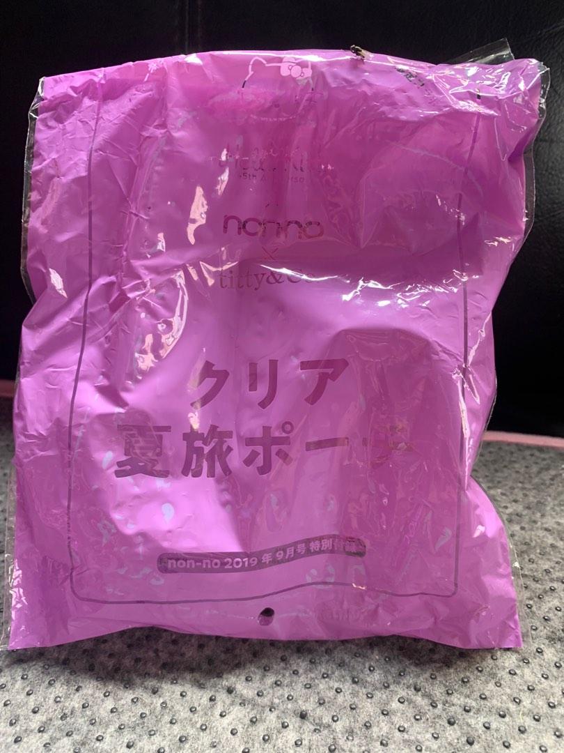 Hello Kitty x non.no x titty&Co Plastic Pouch, Women's Fashion, Bags ...
