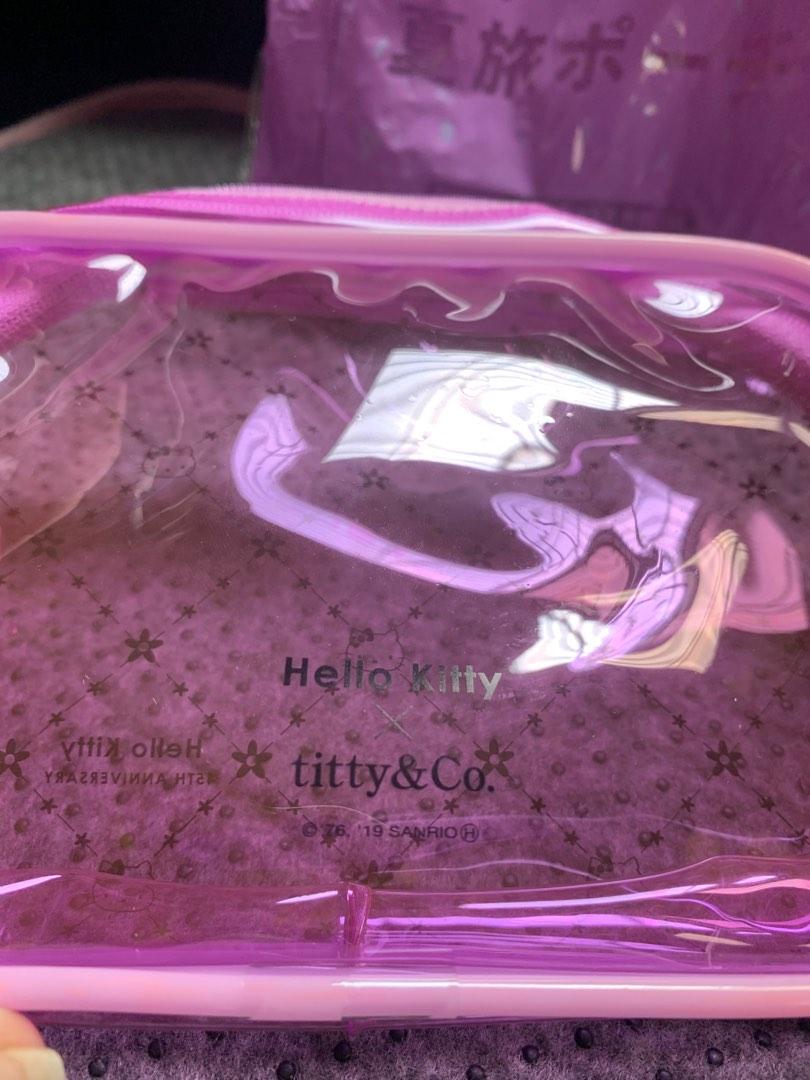 Hello Kitty x non.no x titty&Co Plastic Pouch, Women's Fashion, Bags ...