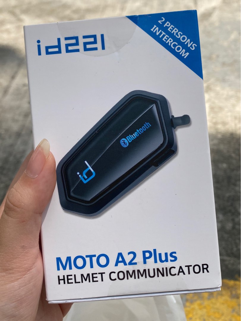 Helmet communicator intercom Moto A2 Plus, Motorcycles, Motorcycle ...