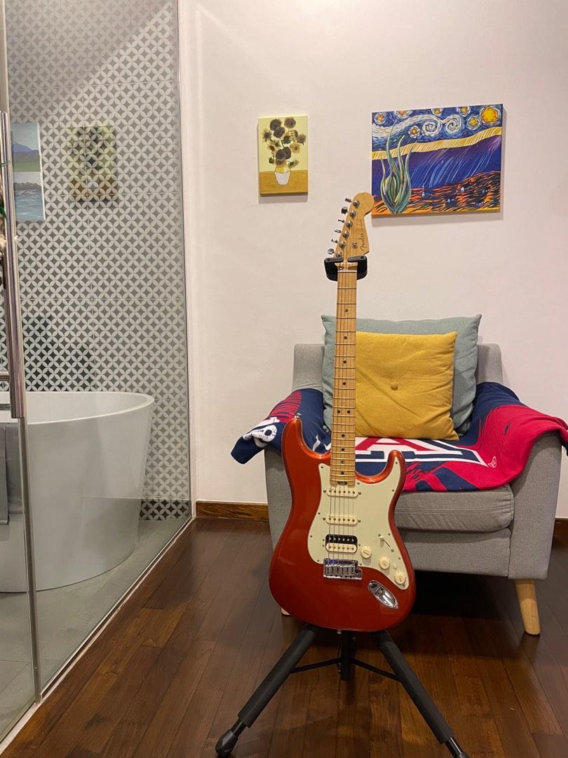 HERCULES GS414B PLUS Guitar Stand, Hobbies & Toys, Music & Media, Music ...