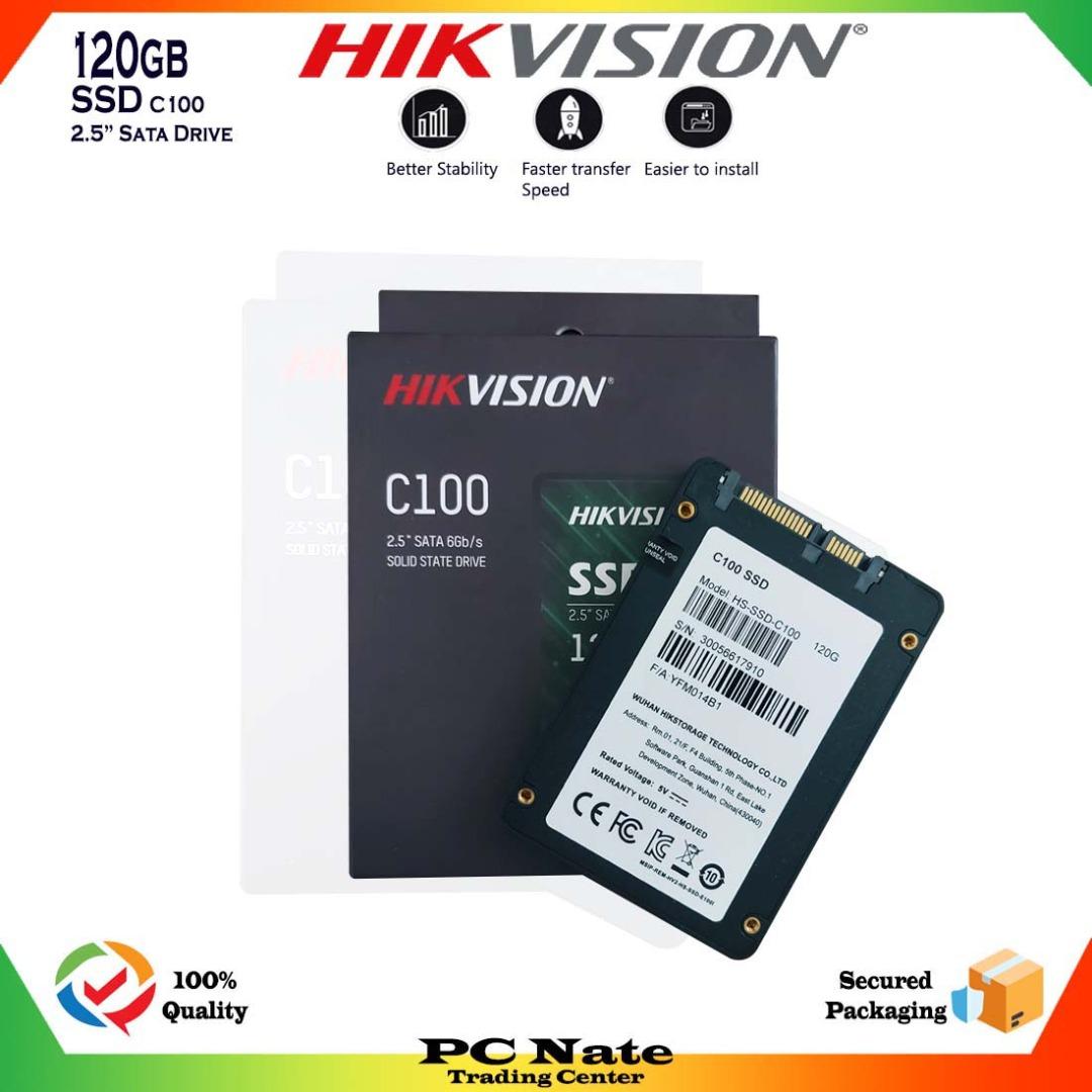 Hikvision SSD HS C100 120GB Solid State Drive Sata 2.5, for Laptop ...