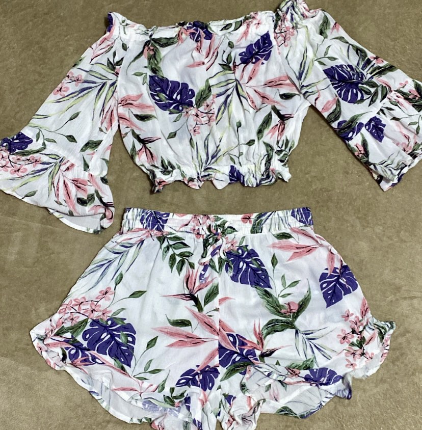 H&M Floral Coords, Women's Fashion, Dresses & Sets, Sets or Coordinates ...