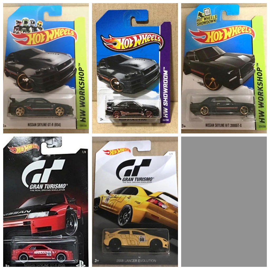 Hot Wheels Nissan Skyline GT-R (R34) Nissan Skyline GT-R (R34) HW ...