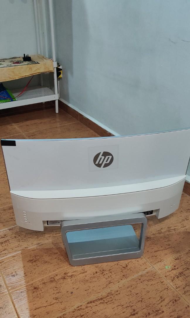 HP 27 curved monitor (display broken), Computers & Tech, Parts ...