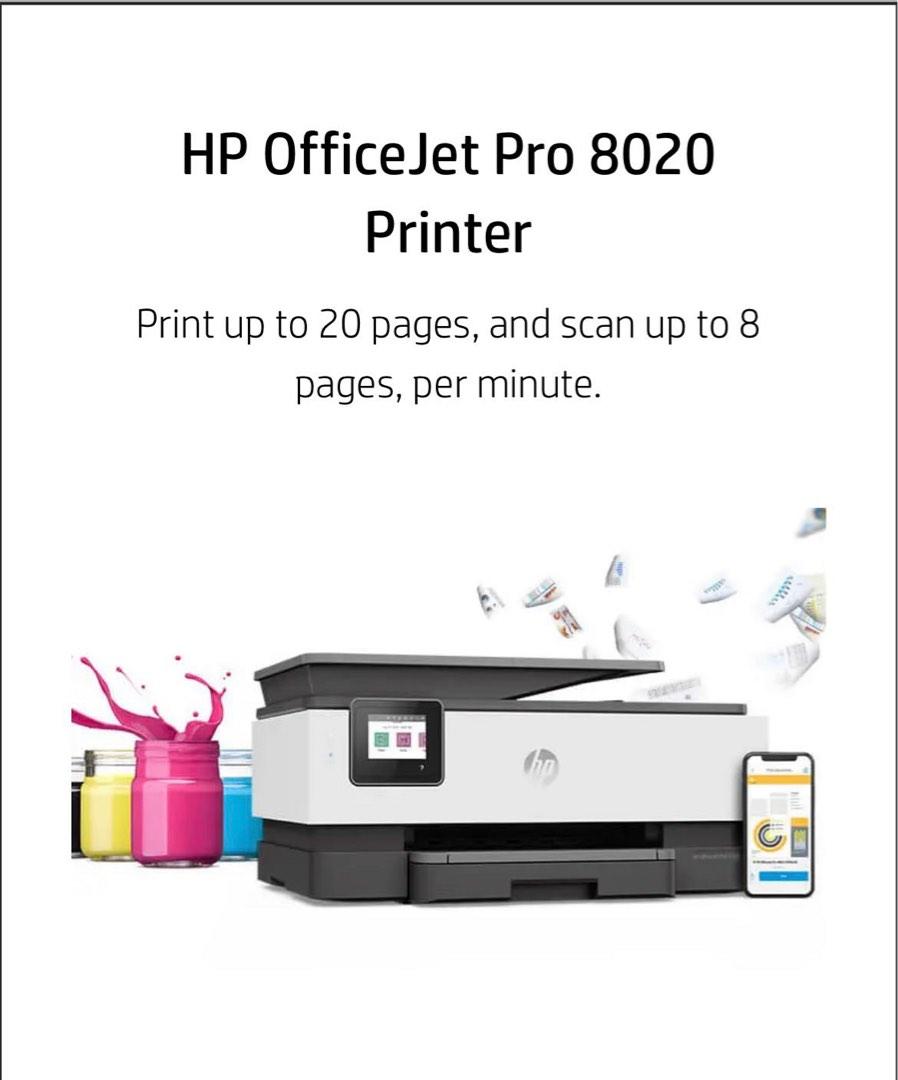 HP officejet pro 8020 Printer with the Singink ink tank system ...