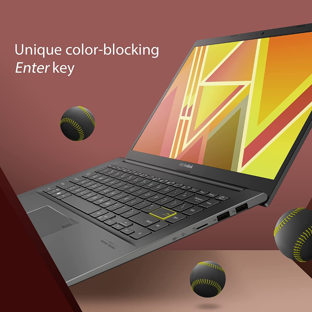 i5-1135G7 Asus vivobook K413 ram 8gb ssd 512gb Backlit key slim laptop ...