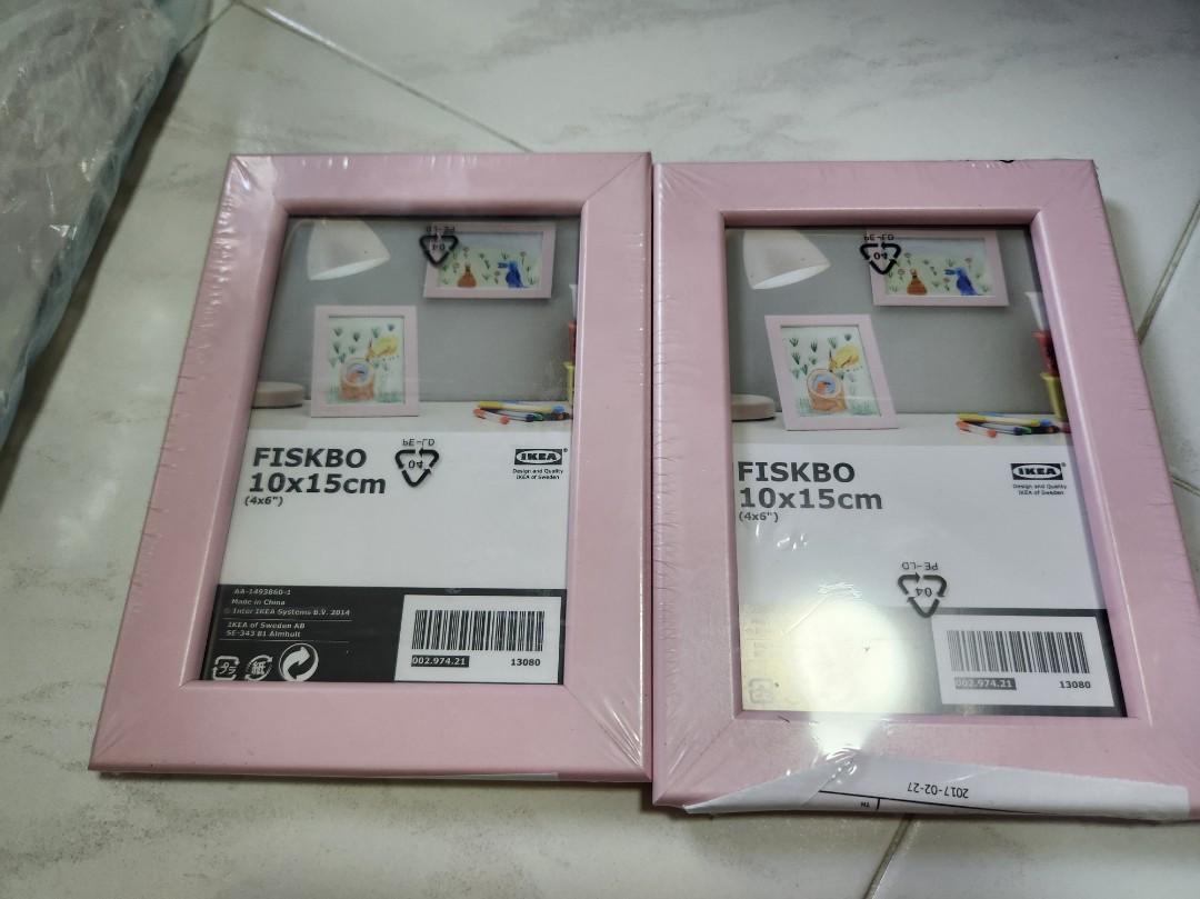 Ikea Fiskbo photo frame in Pink, Furniture & Home Living, Home Decor ...