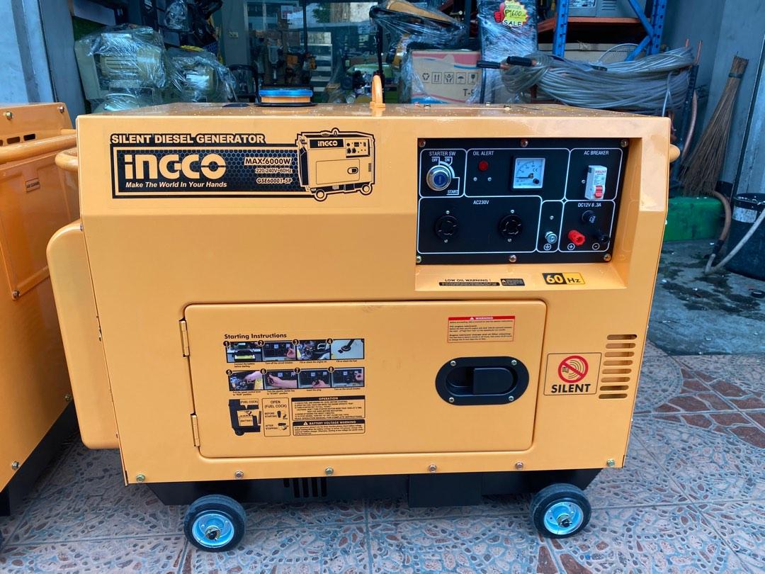 INGCO SILENT TYPE DIESEL GENERATOR, Commercial & Industrial ... INGCO SILENT TYPE DIESEL GENERATOR, Commercial & Industrial ...
