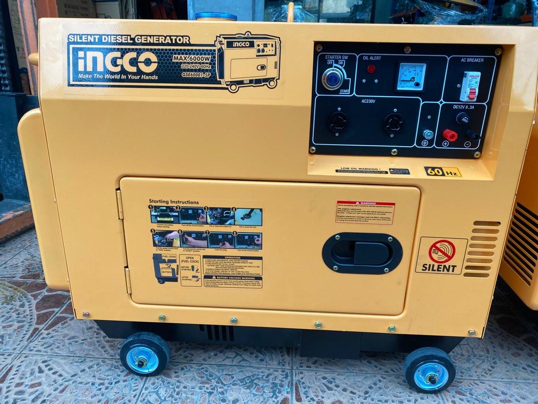 INGCO SILENT TYPE DIESEL GENERATOR, Commercial & Industrial ... INGCO SILENT TYPE DIESEL GENERATOR, Commercial & Industrial ...
