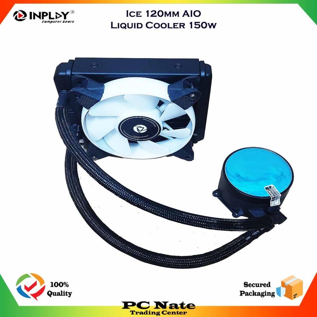 INPLAY CPU AIO Liquid Cooler 120mm 150w, Computers & Tech, Parts ...