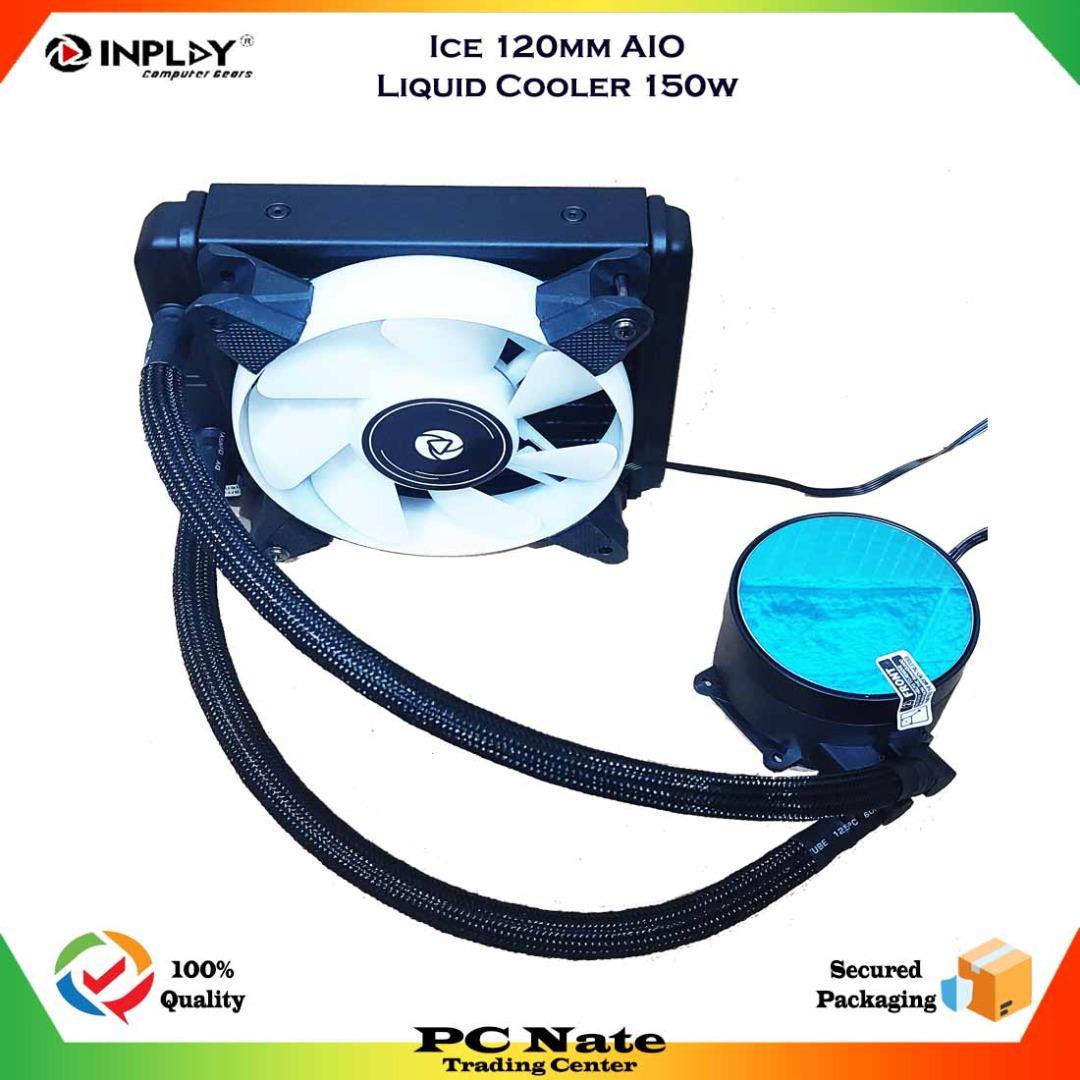 INPLAY CPU AIO Liquid Cooler 120mm 150w, Computers & Tech, Parts ...
