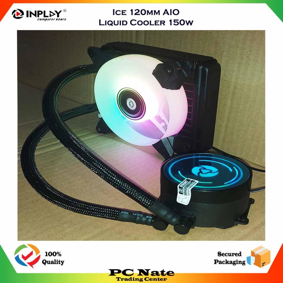 INPLAY CPU AIO Liquid Cooler 120mm 150w, Computers & Tech, Parts ...