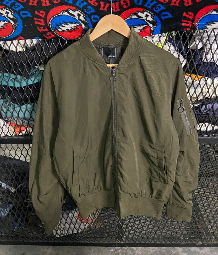 Japanese Brand Lutique Bomber Jacket, Men's Fashion, Coats, Jackets and Outerwear on Carousell