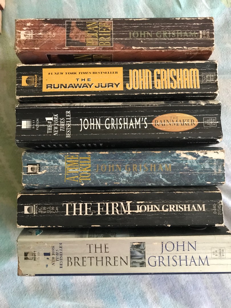John Grisham Collection 50/pc, Hobbies & Toys, Books & Magazines ...