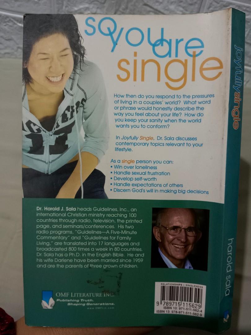 Joyfully Single By Harold Sala, Hobbies & Toys, Books & Magazines ...