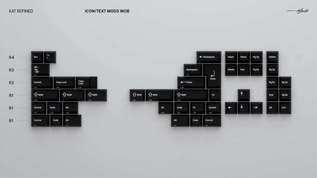 kat refined keycaps (alphas + mods), Computers & Tech, Parts ...