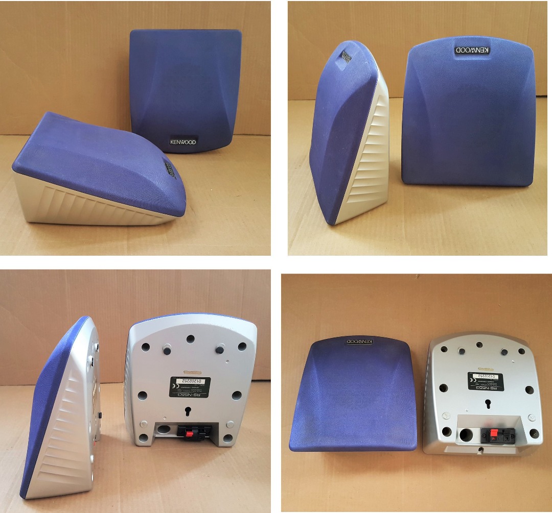 Kenwood RS-N553 Surround Sound Speakers, Japan, 25 Watts each, Uniquely ...