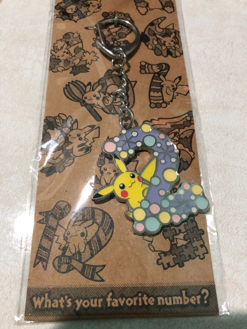 Keychain Pikachu Numbers (No. 2,5,7,9,10,11) (Brand New), Toys ...