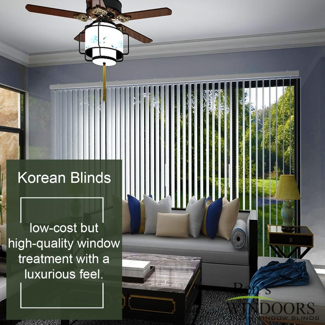 Korean Window Blinds, Furniture & Home Living, Home Improvement ...