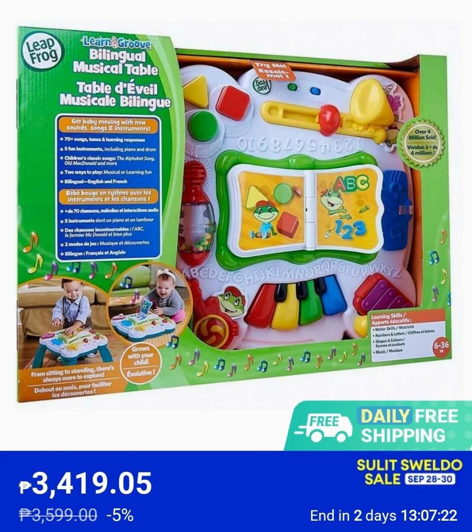 Leapfrog learn n groove musical table, Babies & Kids, Infant Playtime ...