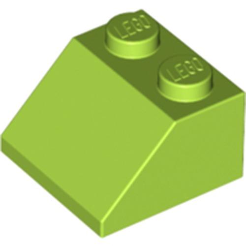 LEGO Parts 3039 Roof Tile 2x2 / 45 Degree Bright Yellowish Green ...