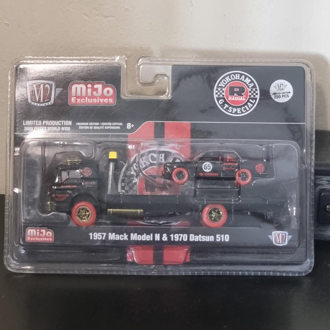 M2 Machines 1957 Mack Model N & 1970 Datsun 510 Super Chase, Hobbies ...