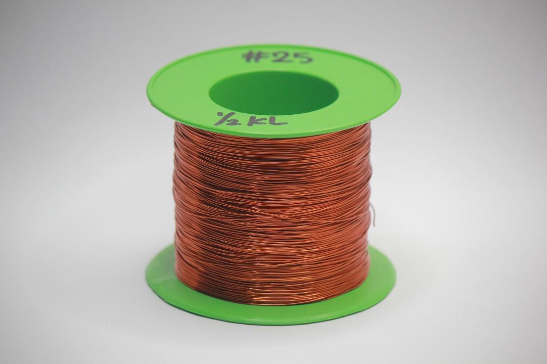 MAGNETIC WIRES #25 AWG 0.0179", QUALILINE PURE COPPER, BEST FOR ...
