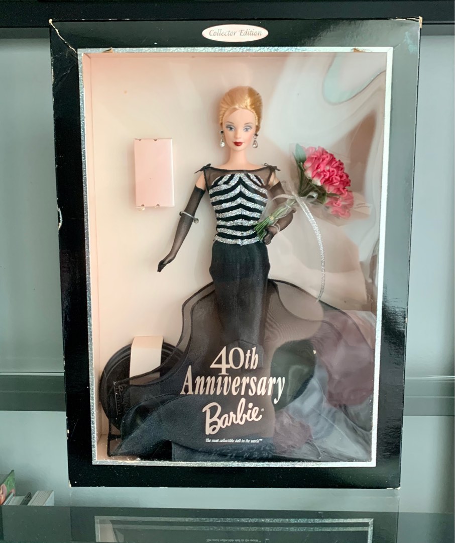 MATTEL BARBIE COLLECTIBLES 40TH ANNIVERSARY BARBIE - DETAILS IN ...