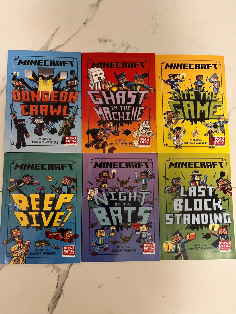 Minecraft book set, Hobbies & Toys, Books & Magazines, Children's Books ...
