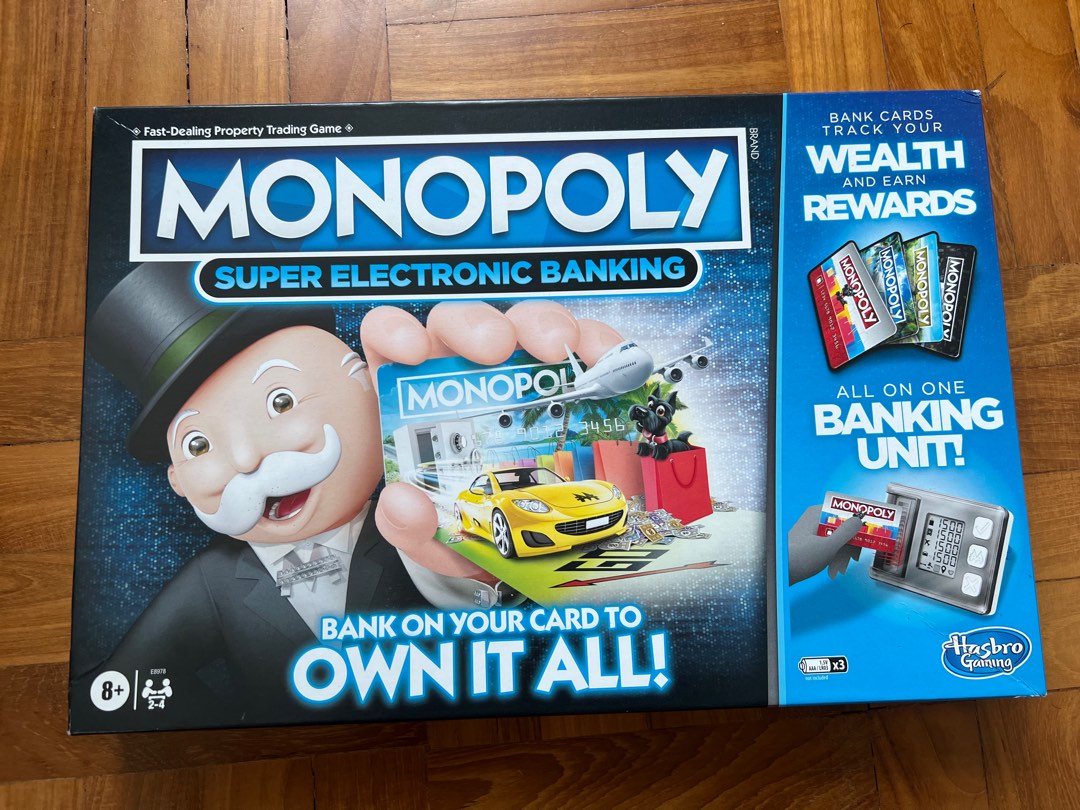 Monopoly- Super Electronic Banking, Hobbies & Toys, Toys & Games on ...