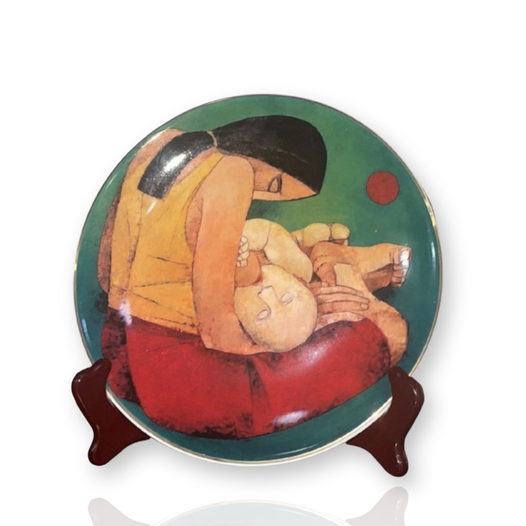 Mother and Child Plate - Ang Kiukok, Hobbies & Toys, Stationary & Craft ...