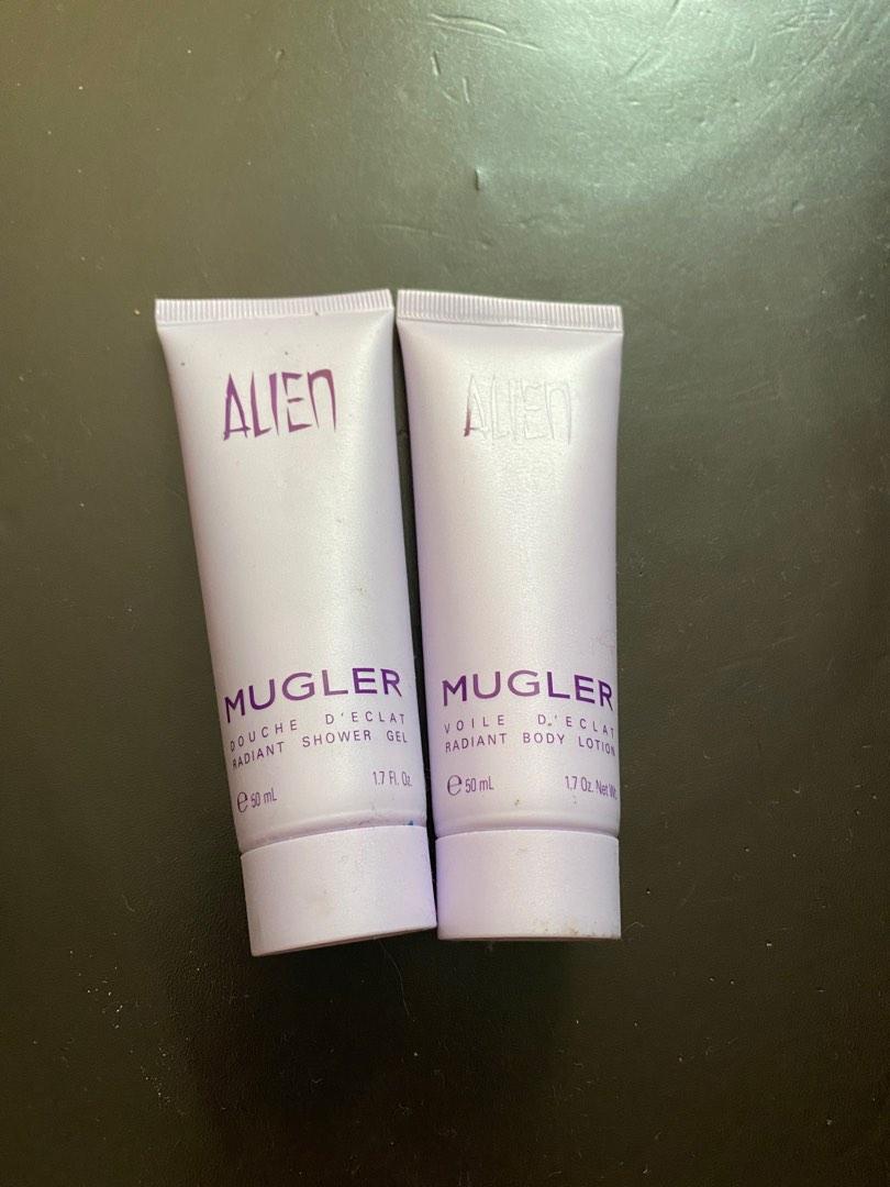 Mugler Alien travel shower gel & body lotion, 美容＆化妝品, 沐浴＆身體護理, 沐浴及身體護理 ...