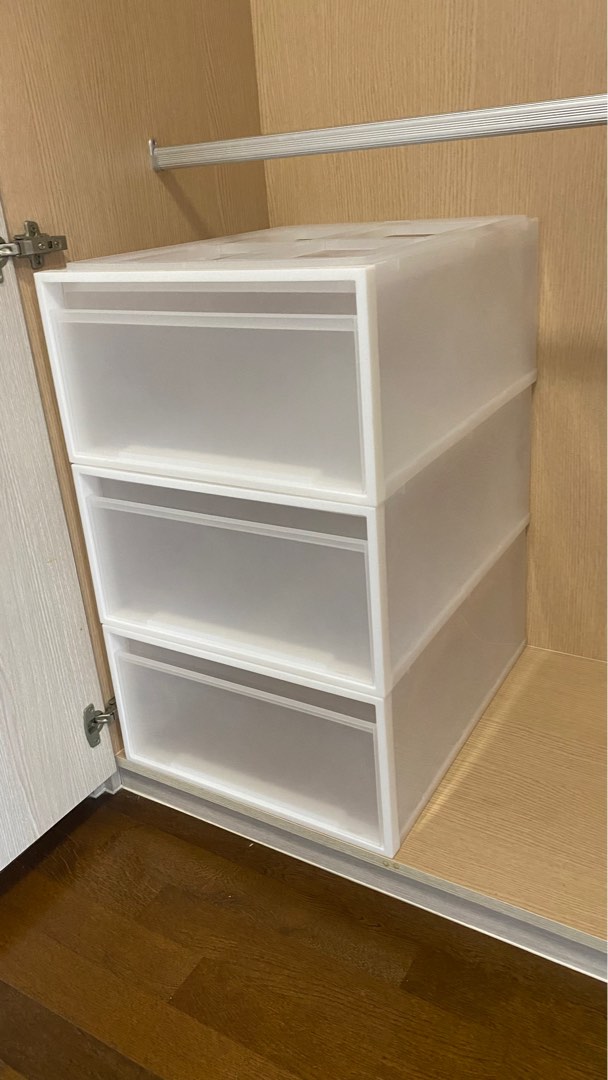 Muji boxes for wardrobe, Furniture & Home Living, Home Improvement ...