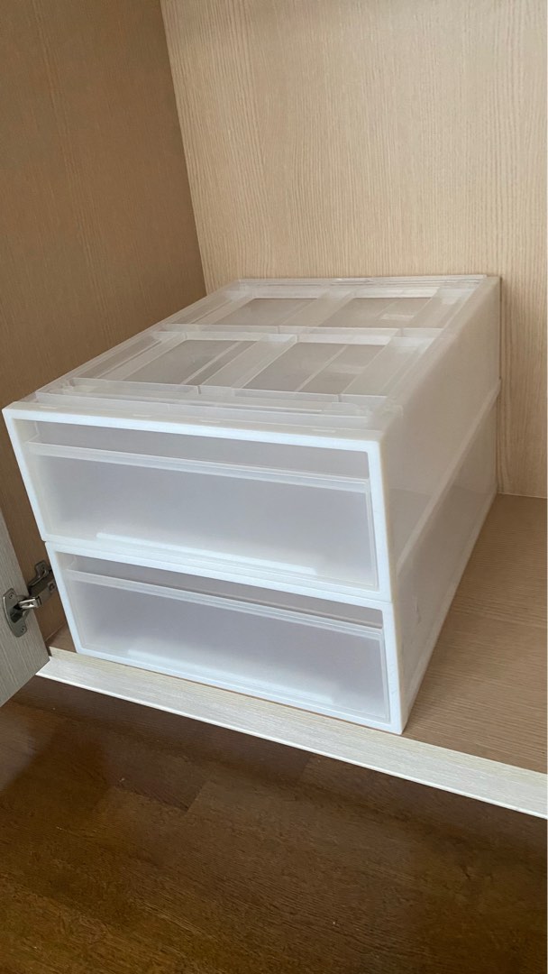 Muji boxes for wardrobe, Furniture & Home Living, Home Improvement ...