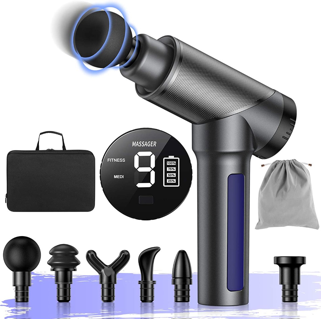 "Muscle Massage Gun, MILcea Pro Massage Gun Deep Tissue 30 Speeds ...