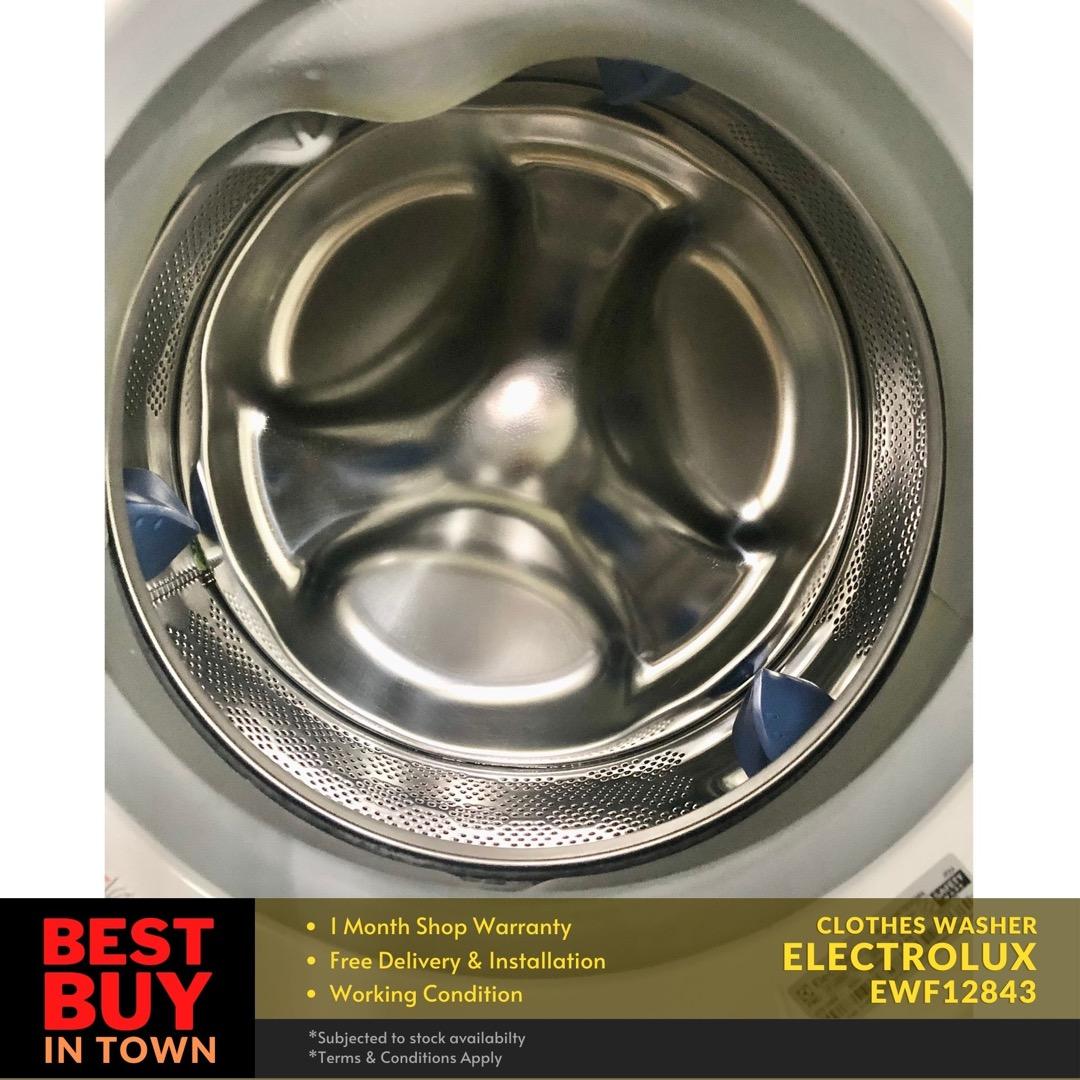 MUST BUY! ELECTROLUX 8KG Front-Load Washing Machine EWF12843 (92111 ...