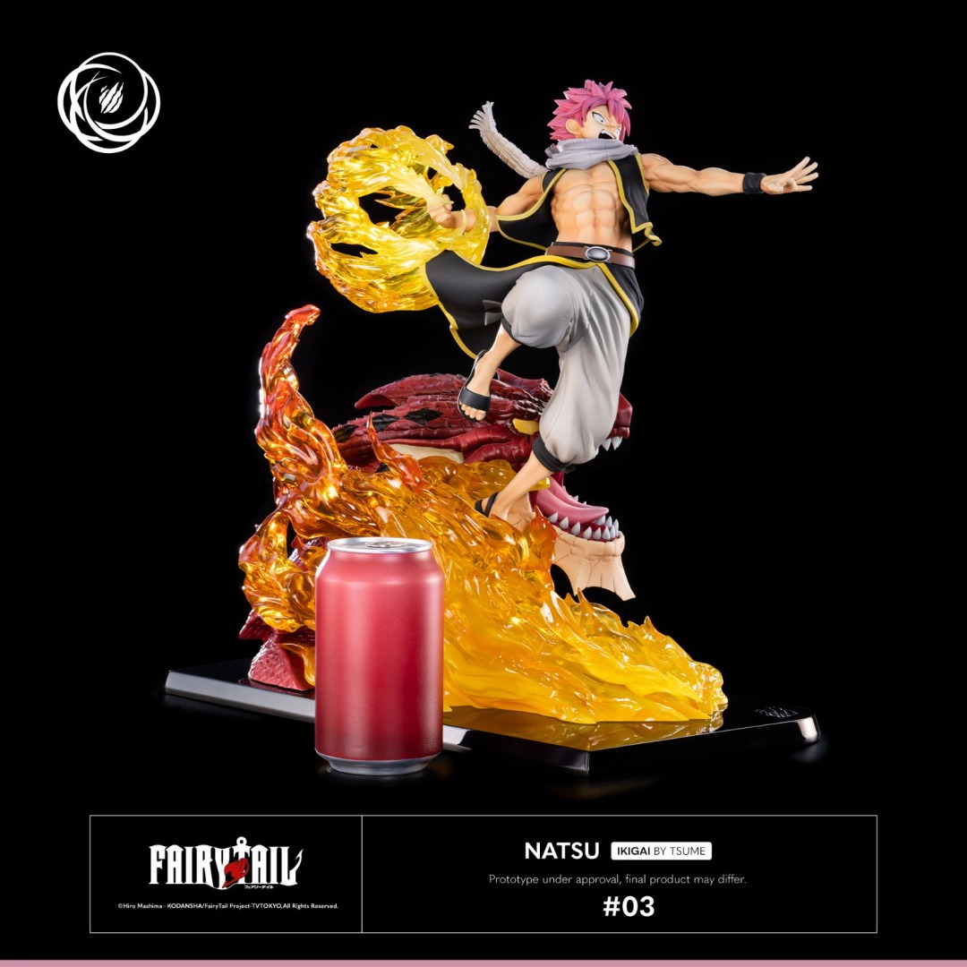 【PO】Natsu Fire Dragon Iron Fist Ikigai GK Figure Tsume Art Studio Fairy Tail, Hobbies & Toys ...